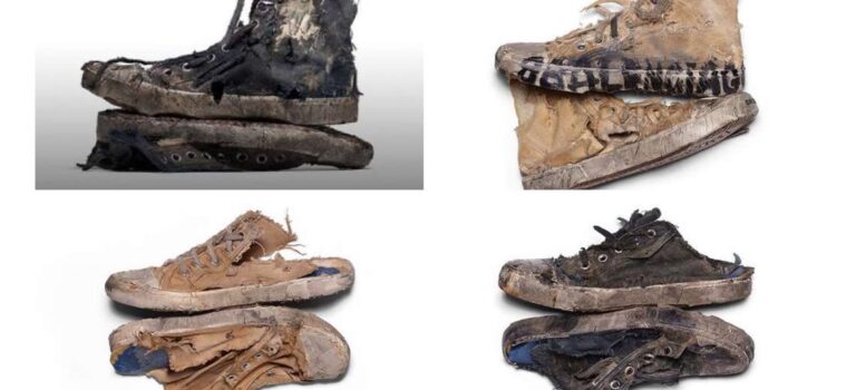 Balenciaga lanza modelo de zapatos «destruidos» que cuestan casi $us 2 ...